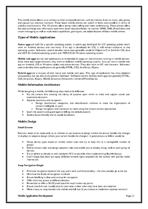 Unit-2 Linear Layout - mob app dev - Layout in Android Layouts in Android serve as the ...