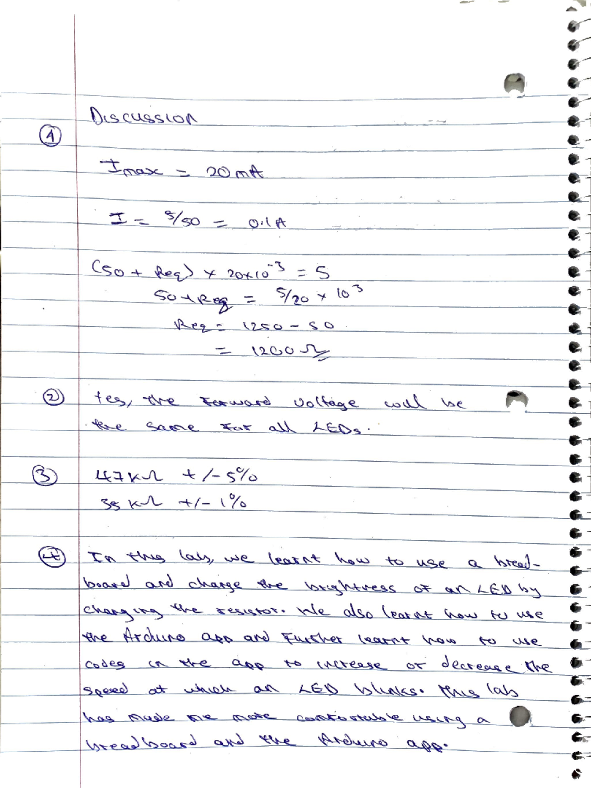 Lab 1 - Lab 1 for EET 126, Instrumentation 1 - CH-122 - Studocu