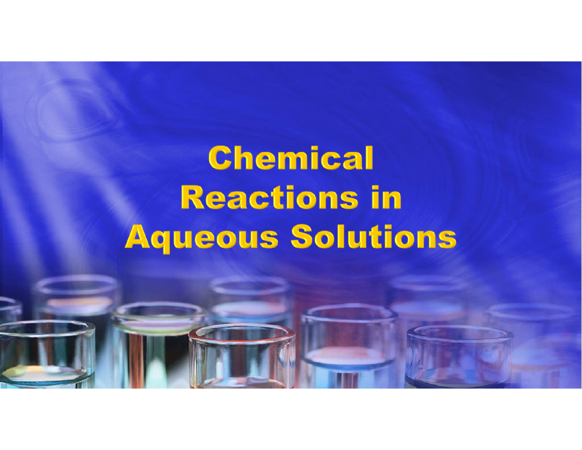 Lecture 23 Oct31 - A solution is a homogenous mixture of two or more ...