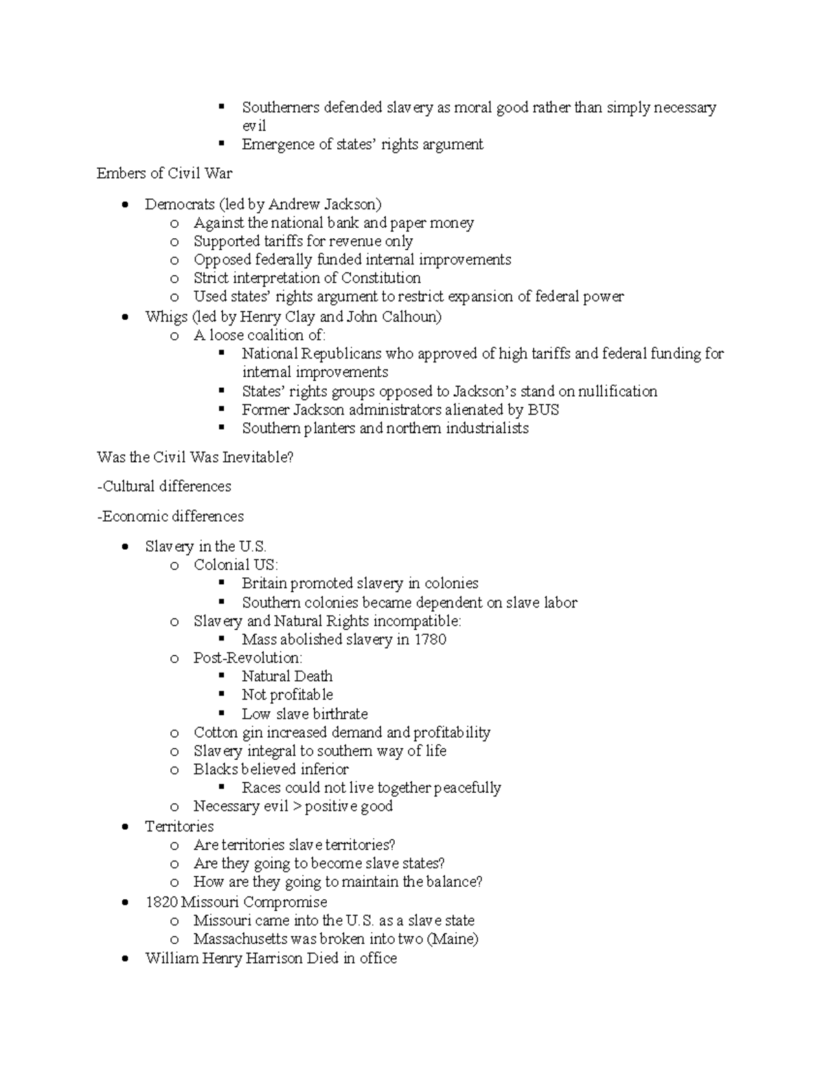 History Part25 - The Evolving Debate over slavery, Embers of Civil War ...