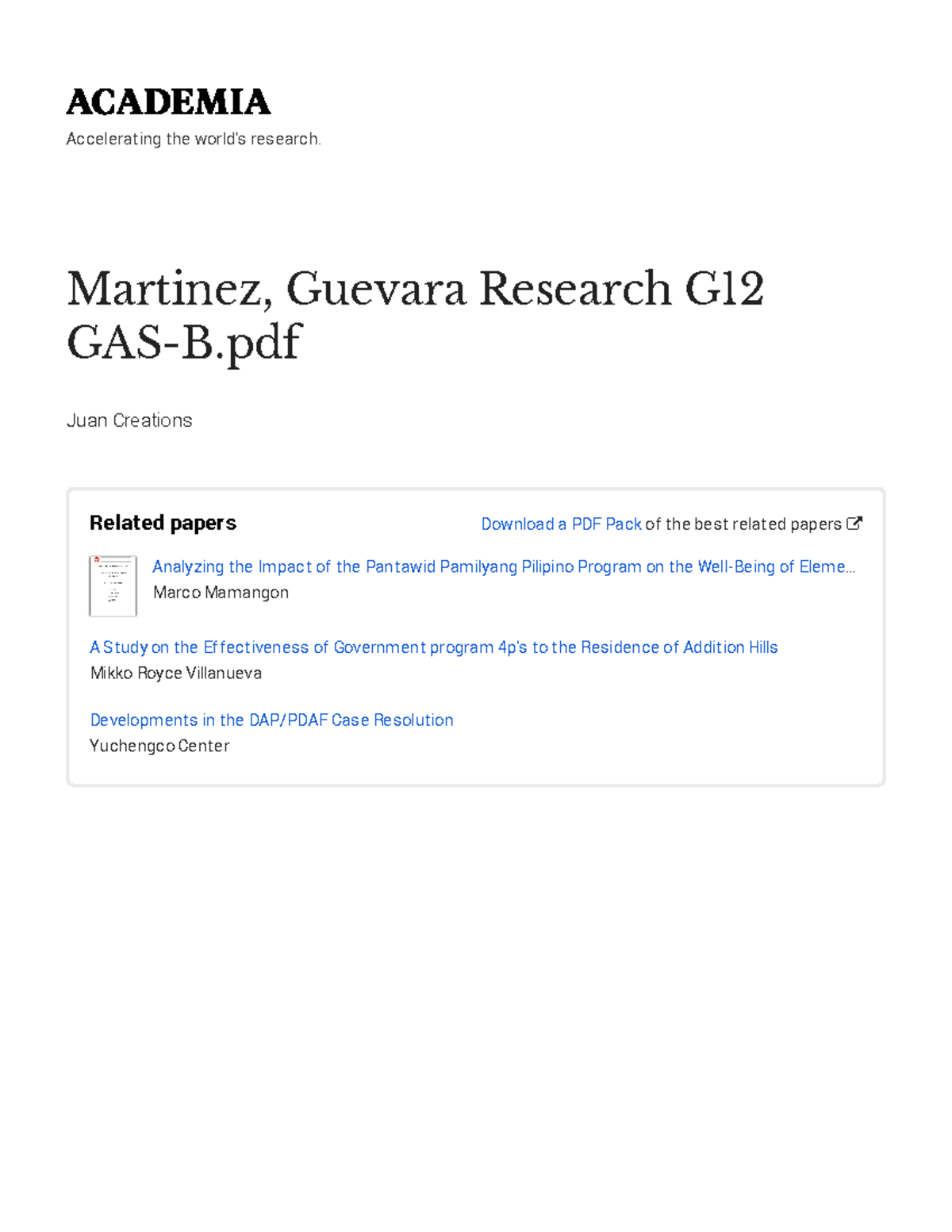 Martinez Guevara Research G12 GAS-B-with-cover-page-v2 - Accelerat ing t he world's research ...
