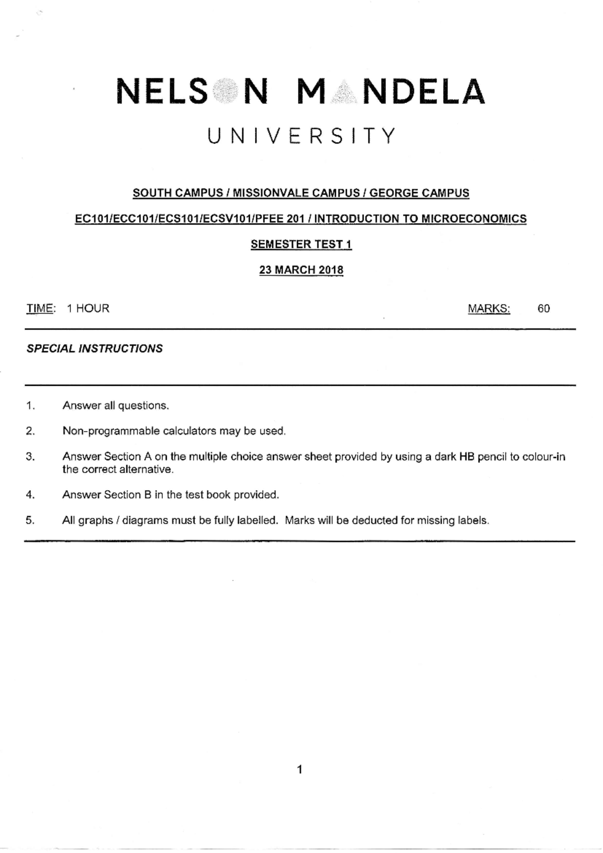 2018 - March QM - Past question to help with application of principles ...