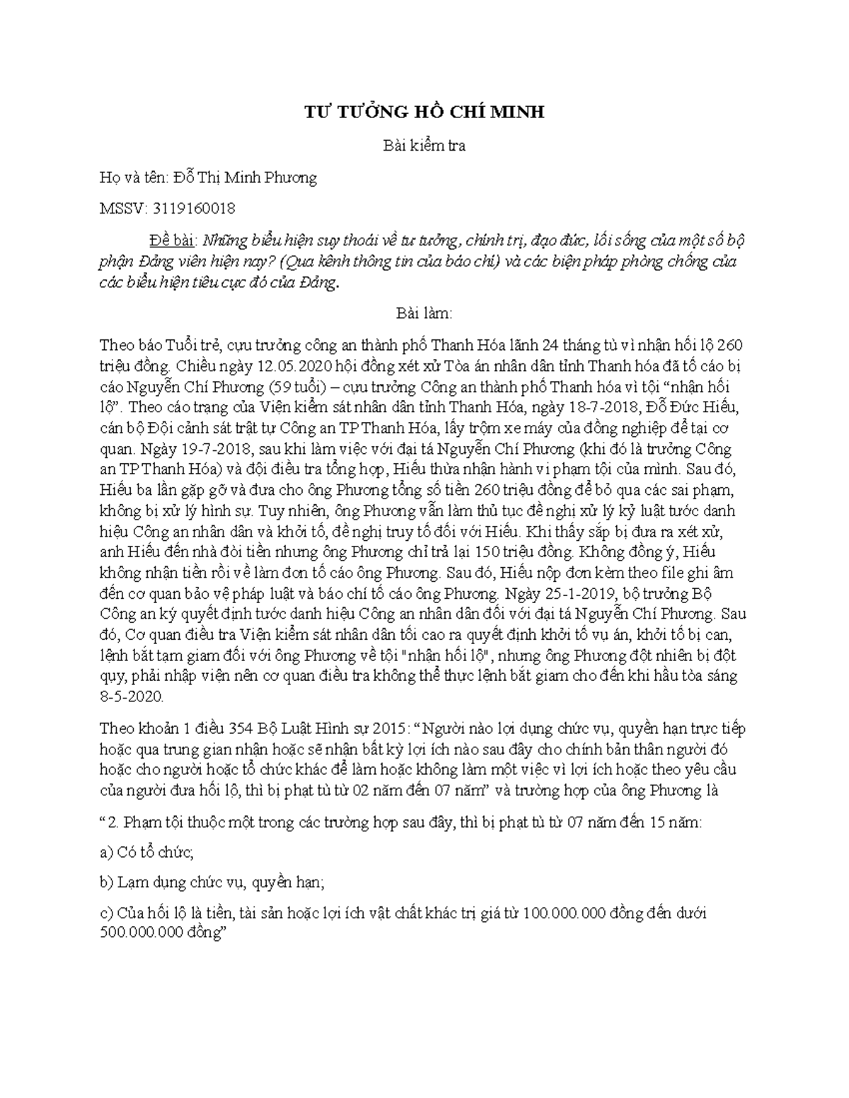 DO THI MINH Phuong BAI TAP 2 - Quản lý giáo dục - Saigon University ...