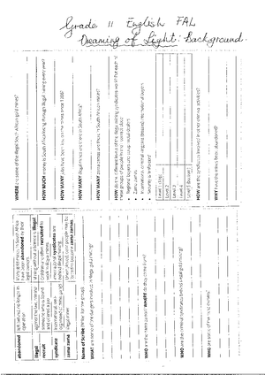 Grade 11 Short Stories Guide - 1 | P a g e 1. GEMINI by Ahmed Essop ...