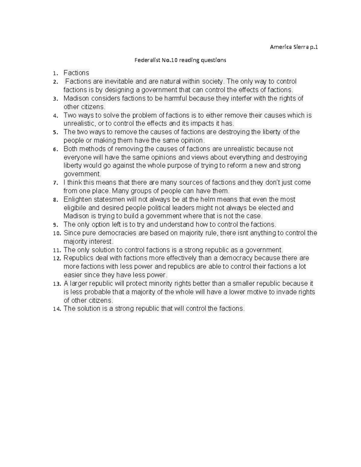 Annotated-Federalist No - America Sierra p. Federalist No reading ...