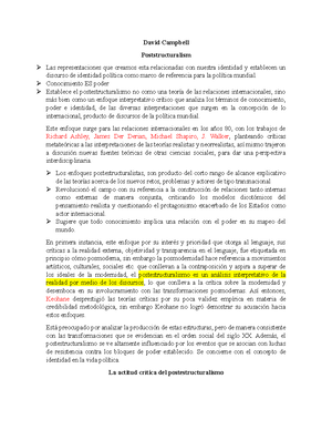 Keohane Neoliberalismo - Robert Keohane y Joseph S. Nye La ...