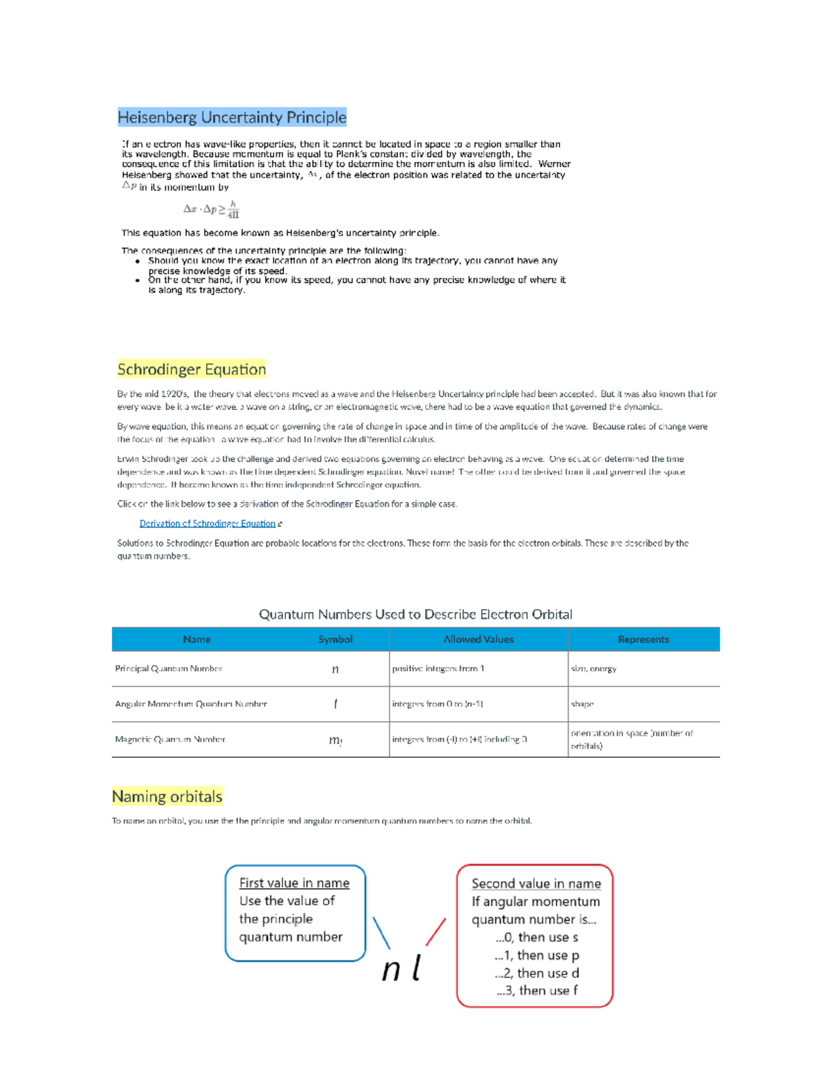 Module 8 - Notes from CH 121 - Professor Teresa Hodge - CH 121 - Studocu