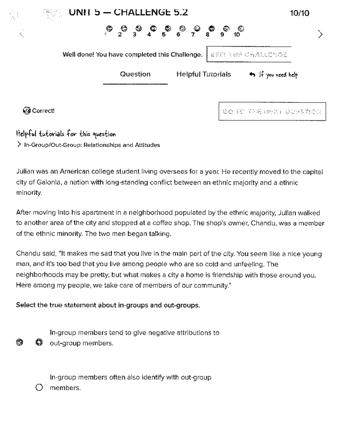 UNIT 5 Challenge 5.2 - Studocu