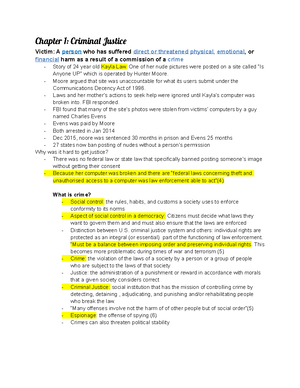 Criminal justice midterm study guides - Study guide for Criminal ...