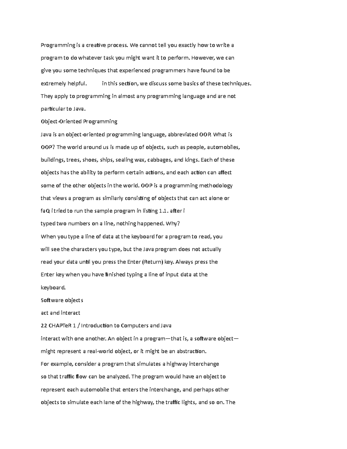 Programming basics - Programming is a creative process. We cannot tell ...