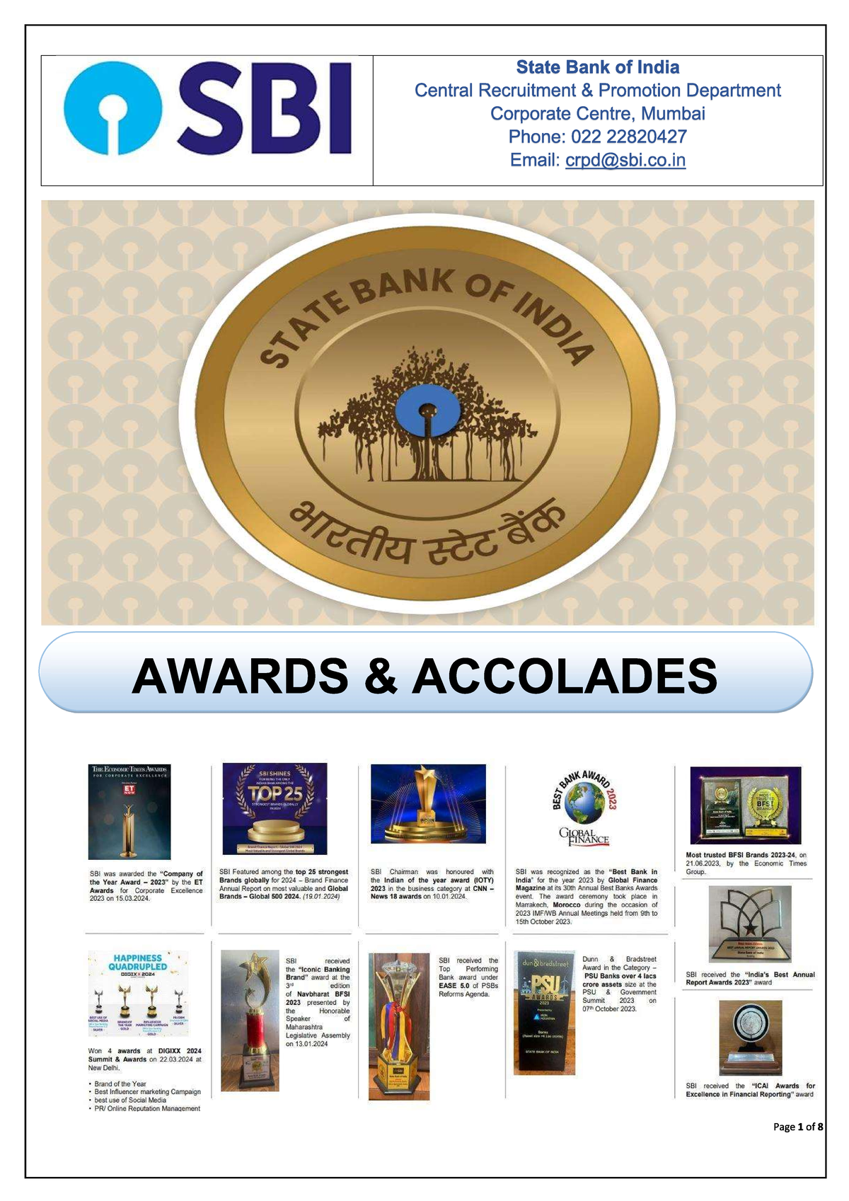 Sbi sports persons posts - State Bank of India L SBI Central ...