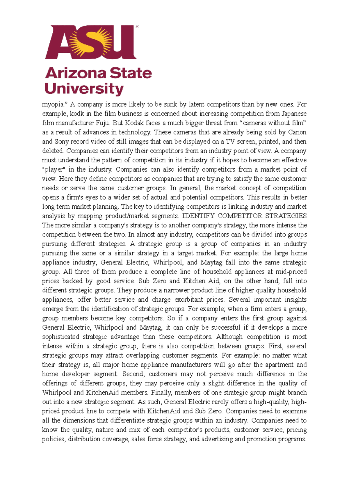 New Material Economic Lecture Notes and Summaries From Study in Arizona ...