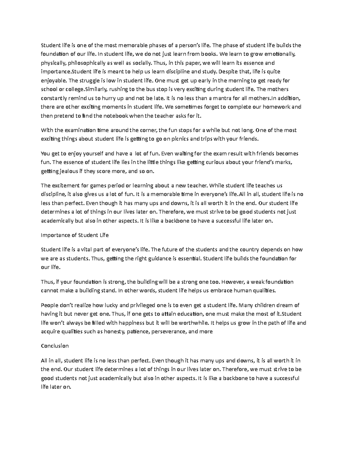 Student life is-WPS Office - Student life is one of the most memorable ...