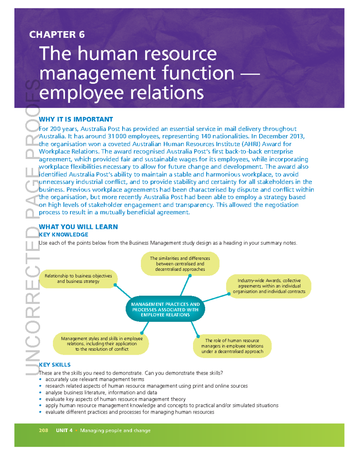 Employee Relationship management - 208 UNIT 4 • Managing people and ...