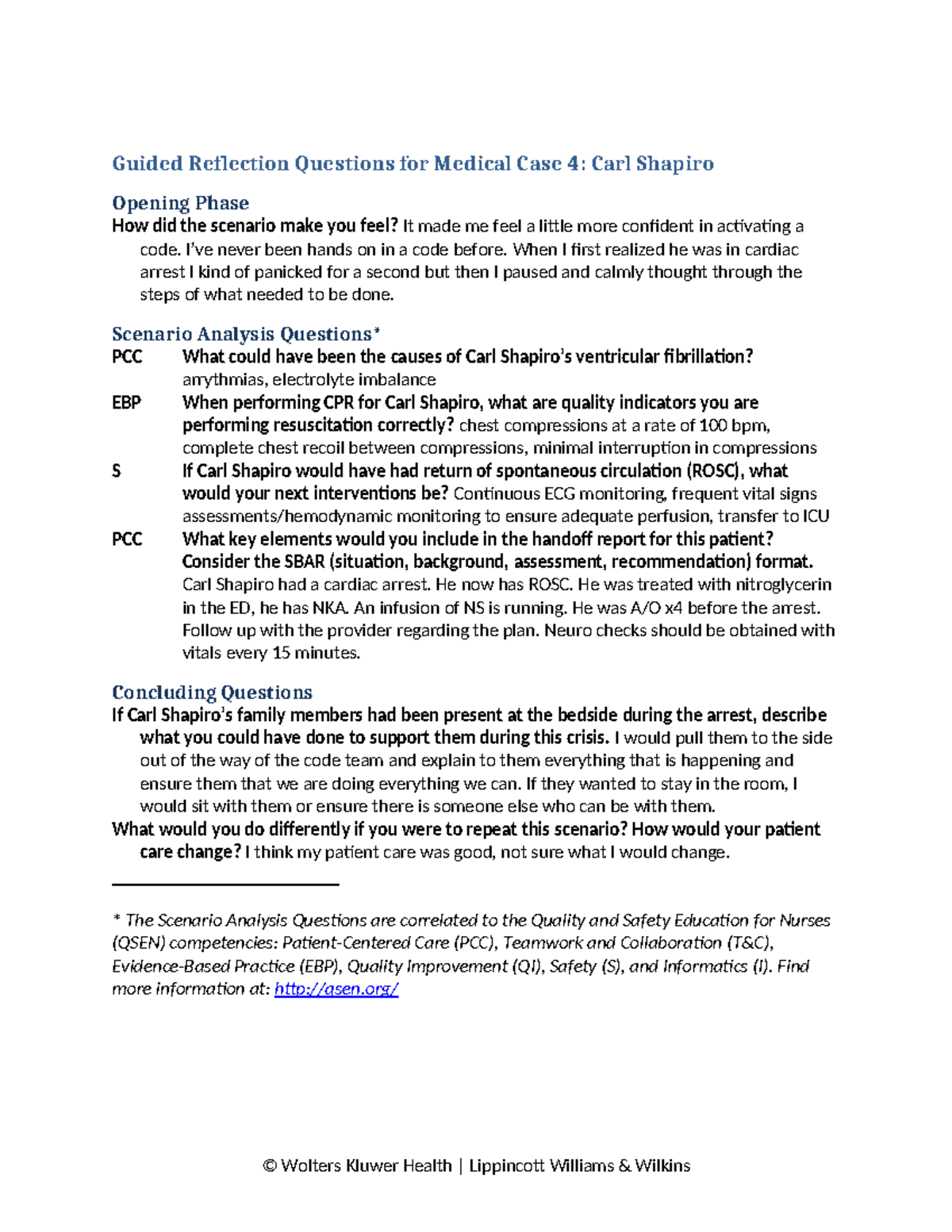 V Sim - Carl Shapiro GRQ - GRQ - Guided Reflection Questions for ...