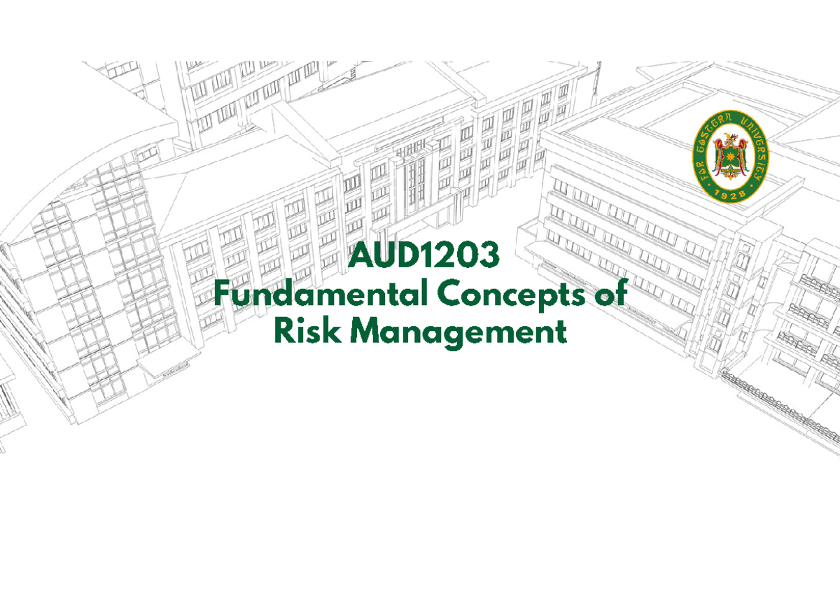 Enterprise-Risk-Management - AUD Fundamental Concepts of Risk ...