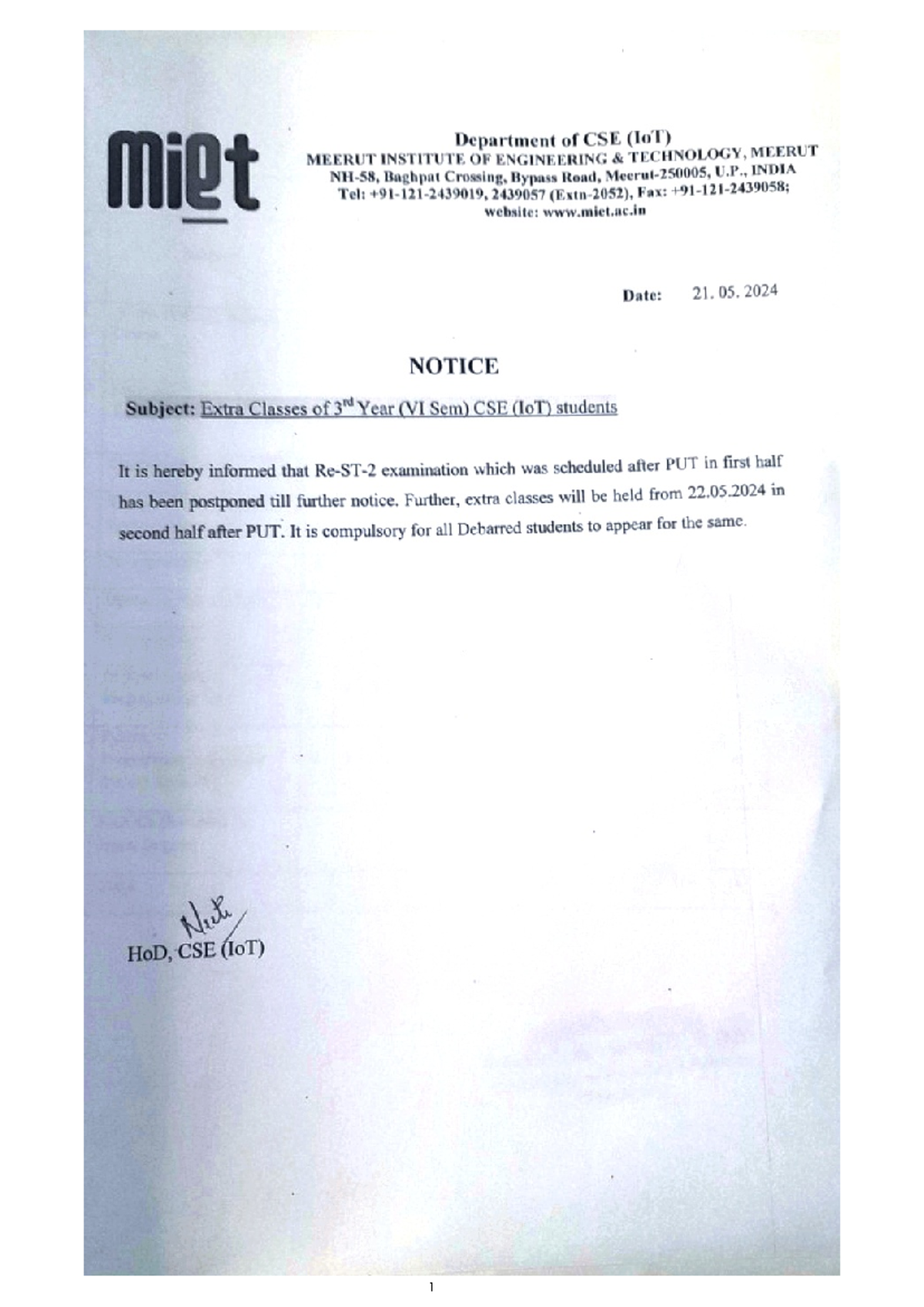 Extra classes after PUT - Btech cse 3rd year daa - Studocu