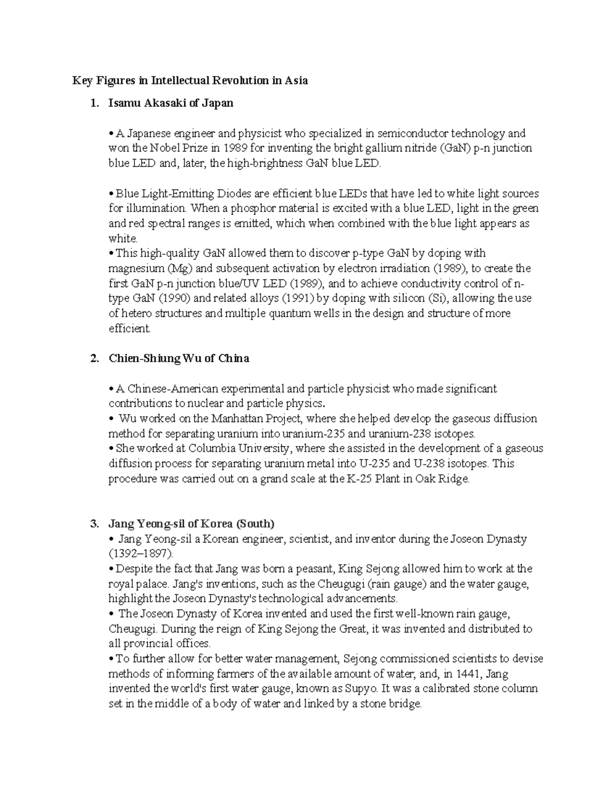 Key Figures in Intellectual Revolution in Asia - Isamu Akasaki of Japan ...