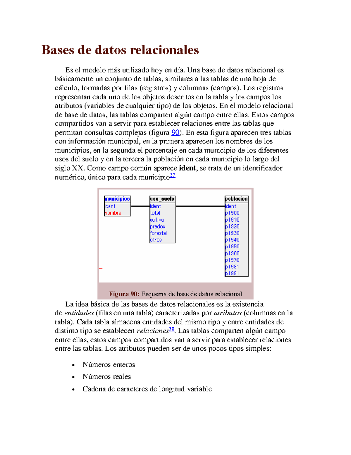 Unidad 2. Recurso 1. Bases de datos relacionales - Bases de datos relacionales Es el modelo más ...
