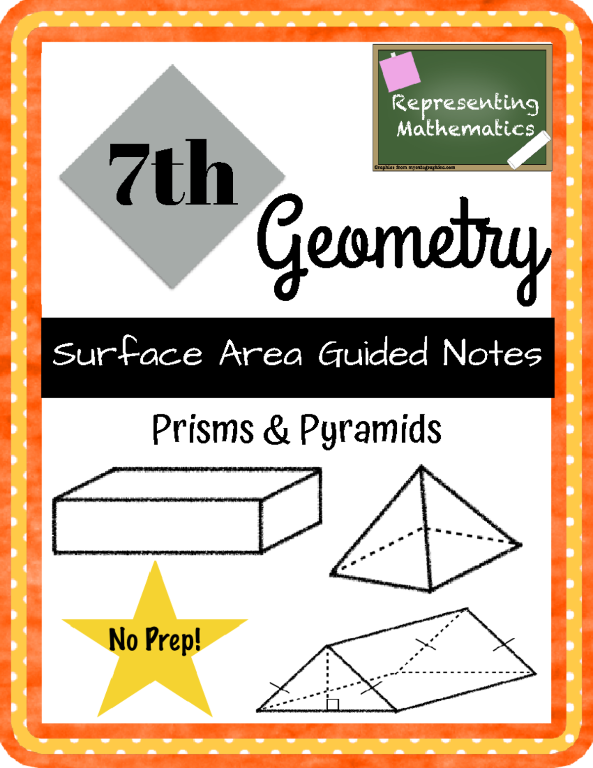 - Surface Area and Volume Student Notes - 7th Geometry Surface Area ...