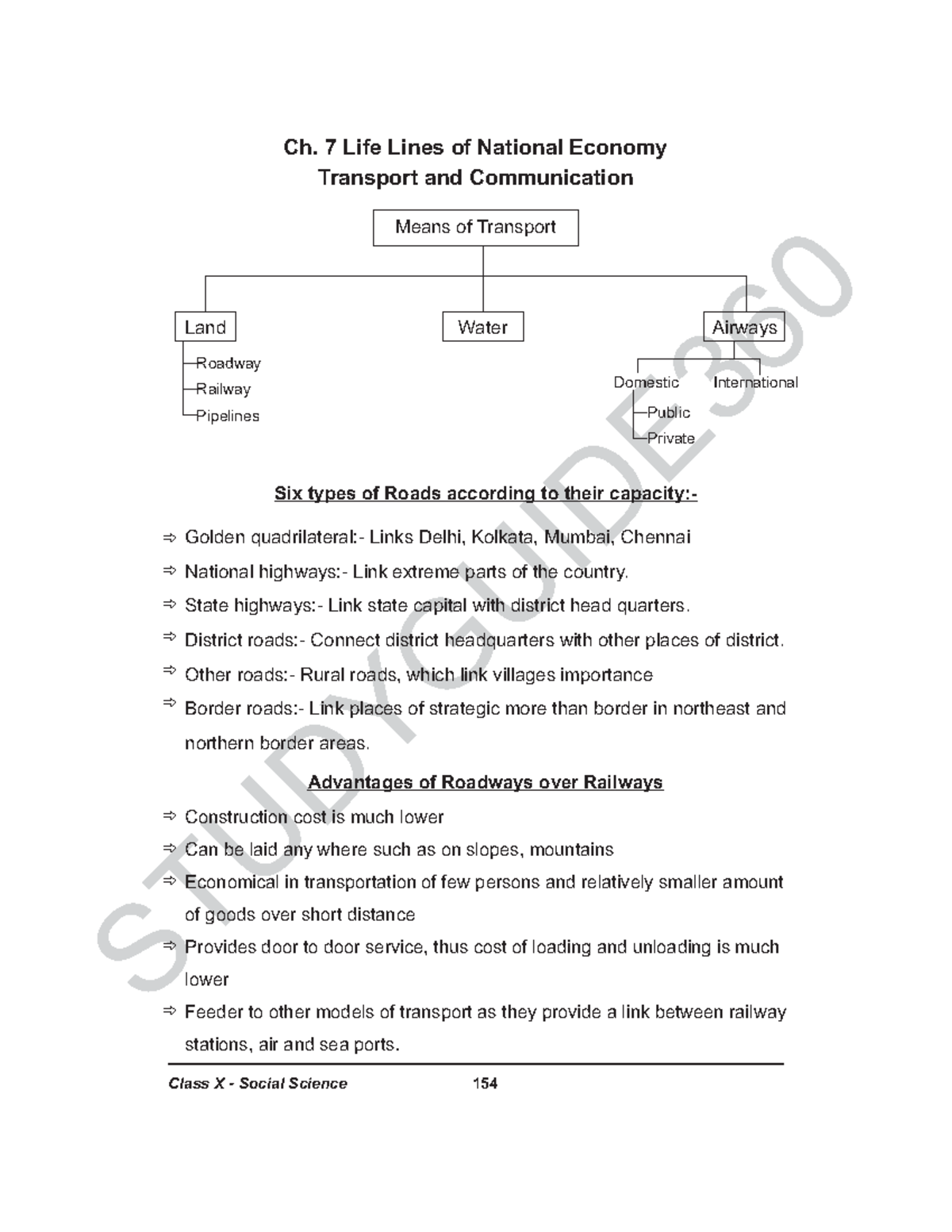 Life Lines of National Economy - Ch. 7 Life Lines of National Economy ...