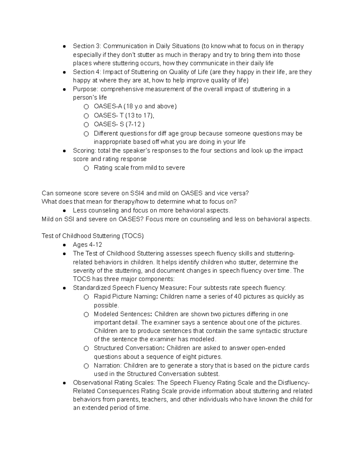Comd 4383 notes 1 - Section 3: Communication in Daily Situations (to ...