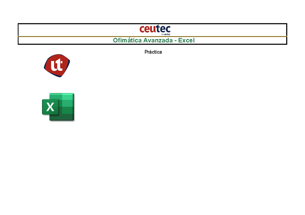 Tarea 6 Excel-Avanzado 540326745 - Ofimática Avanzada - Excel Práctica Tablas y Gráficos ...