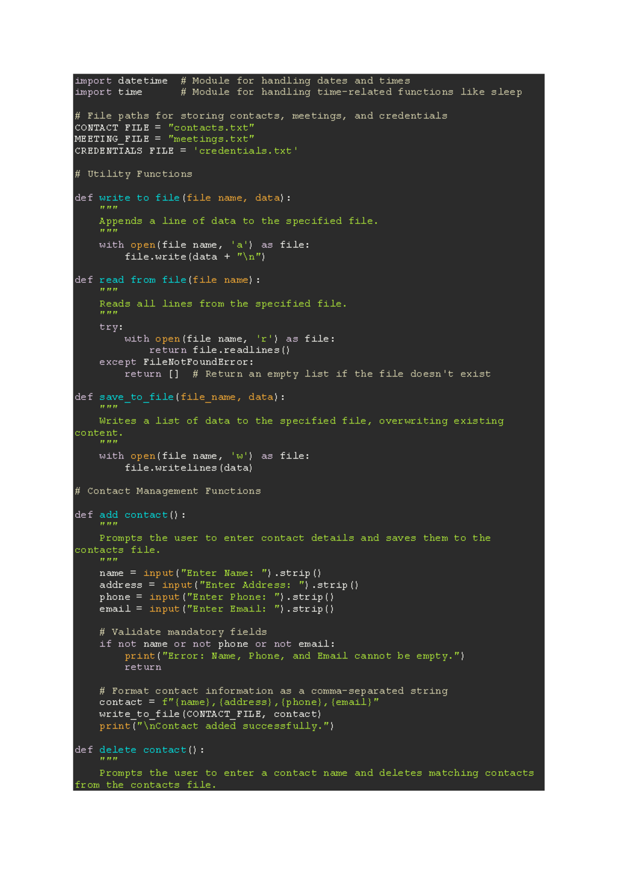 CASE Study - import datetime # Module for handling dates and times ...