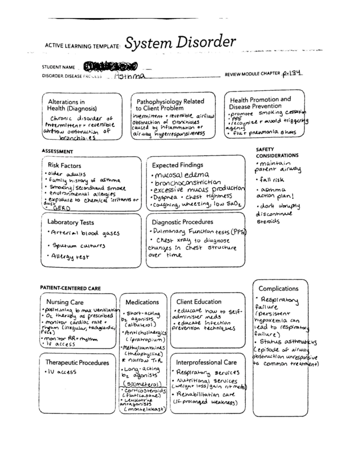 System Disorder (dragged) - NUR 245 - Studocu