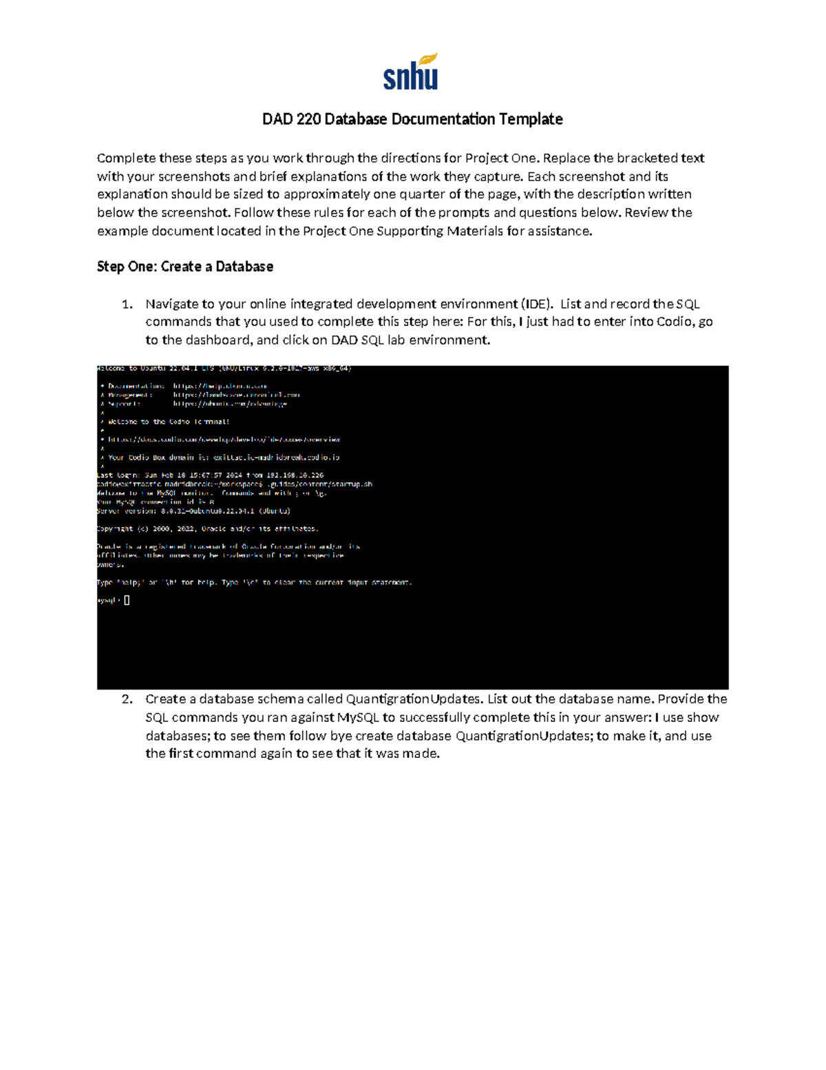 DAD 220 Database Documentation Isaiah Harrrell - DAD 220 Database ...