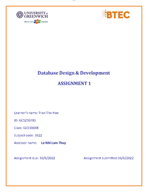 ASM1 Security - 123 - ASSIGNMENT 1 FRONT SHEET Qualification BTEC Level 5 HND Diploma in ...