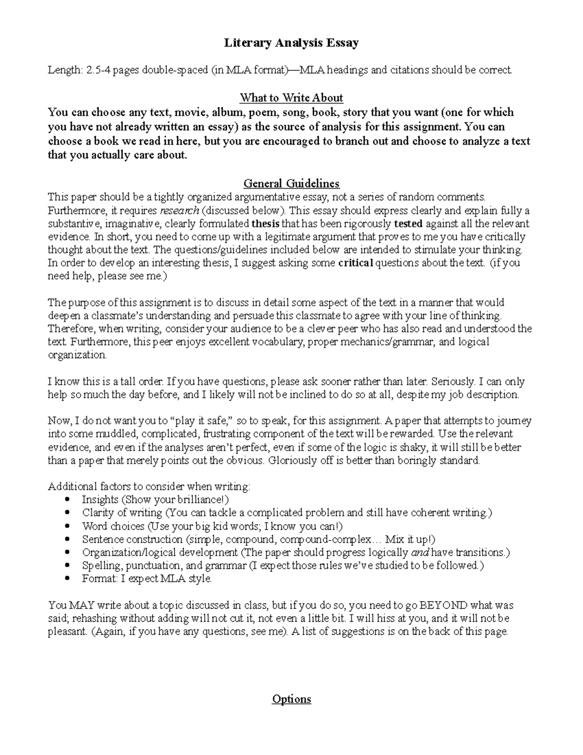 Literary Analysis Paper-Mag Gft (23-24) - Literary Analysis Essay ...
