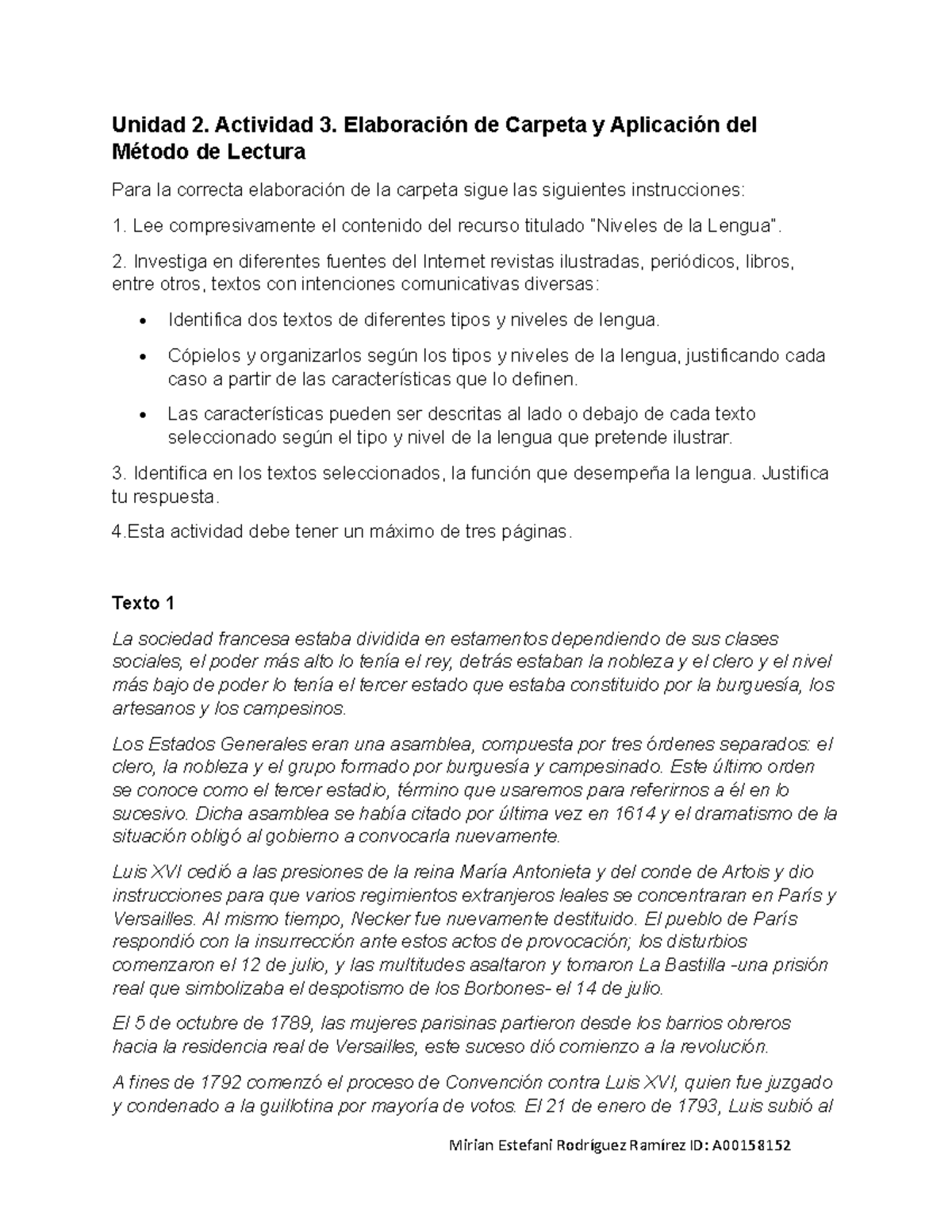 Elaboración de Carpeta y Aplicación del Método de Lectura - Mirian ...