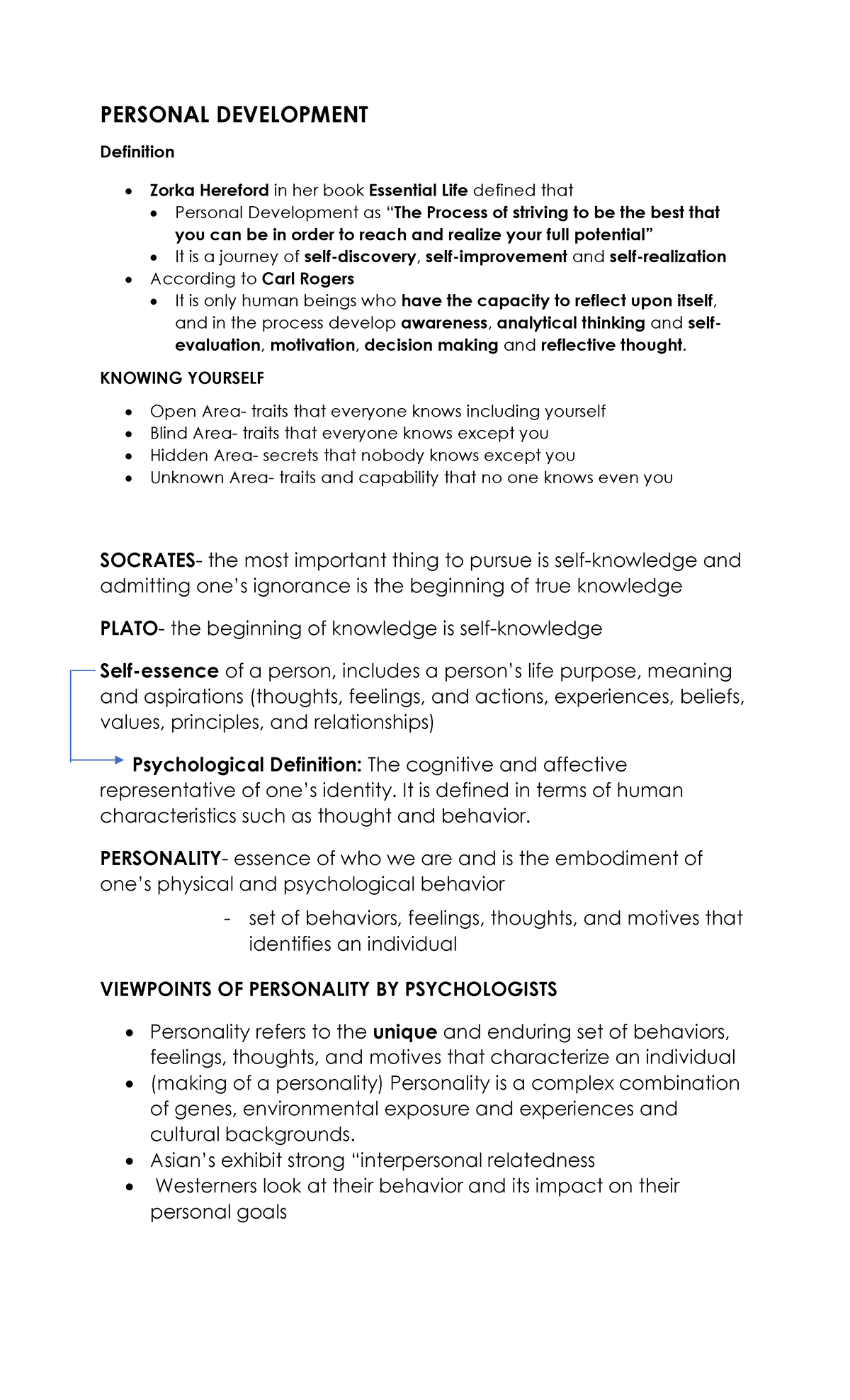 Personal-Development - PERSONAL DEVELOPMENT Definition • Zorka Hereford ...