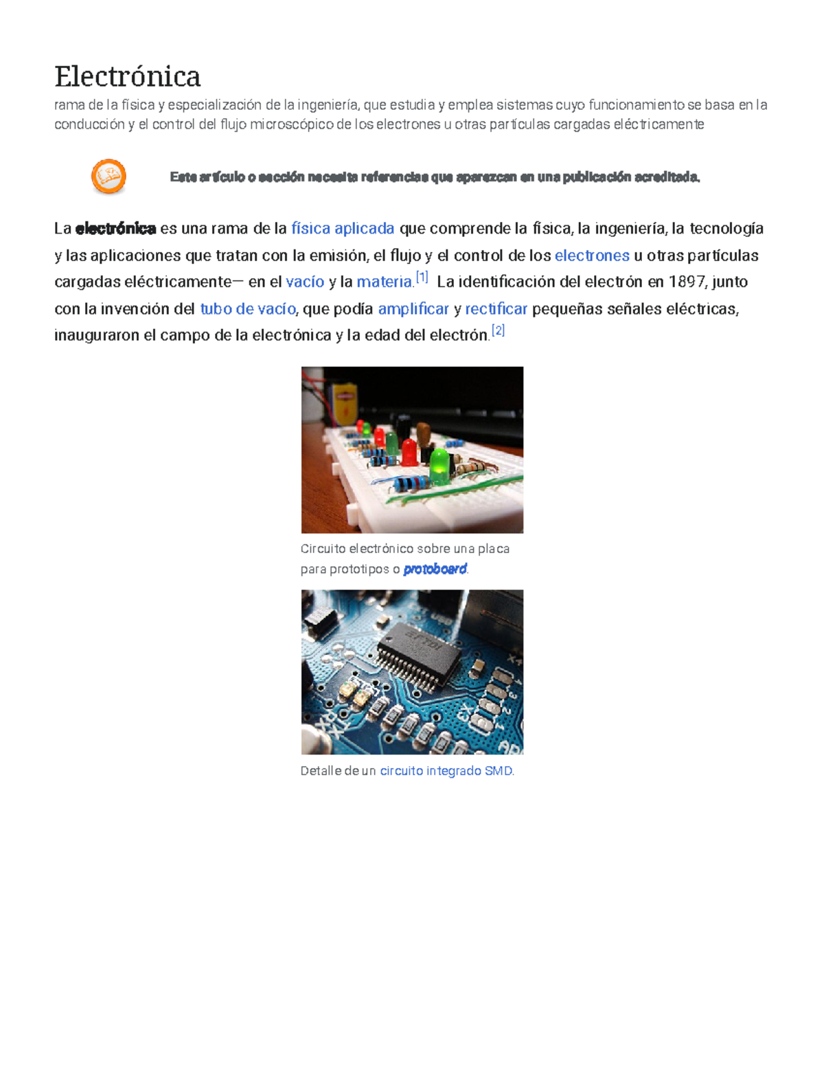 Electrónica - ;_; - Electrónica rama de la física y especialización de ...