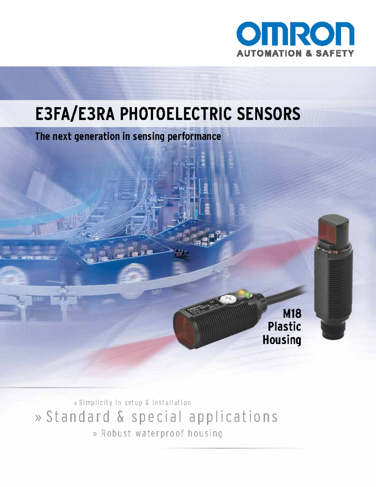 Brochure E3FA E3RA-1189530 - E3FA/E3RA PHOTOELECTRIC SENSORS ...