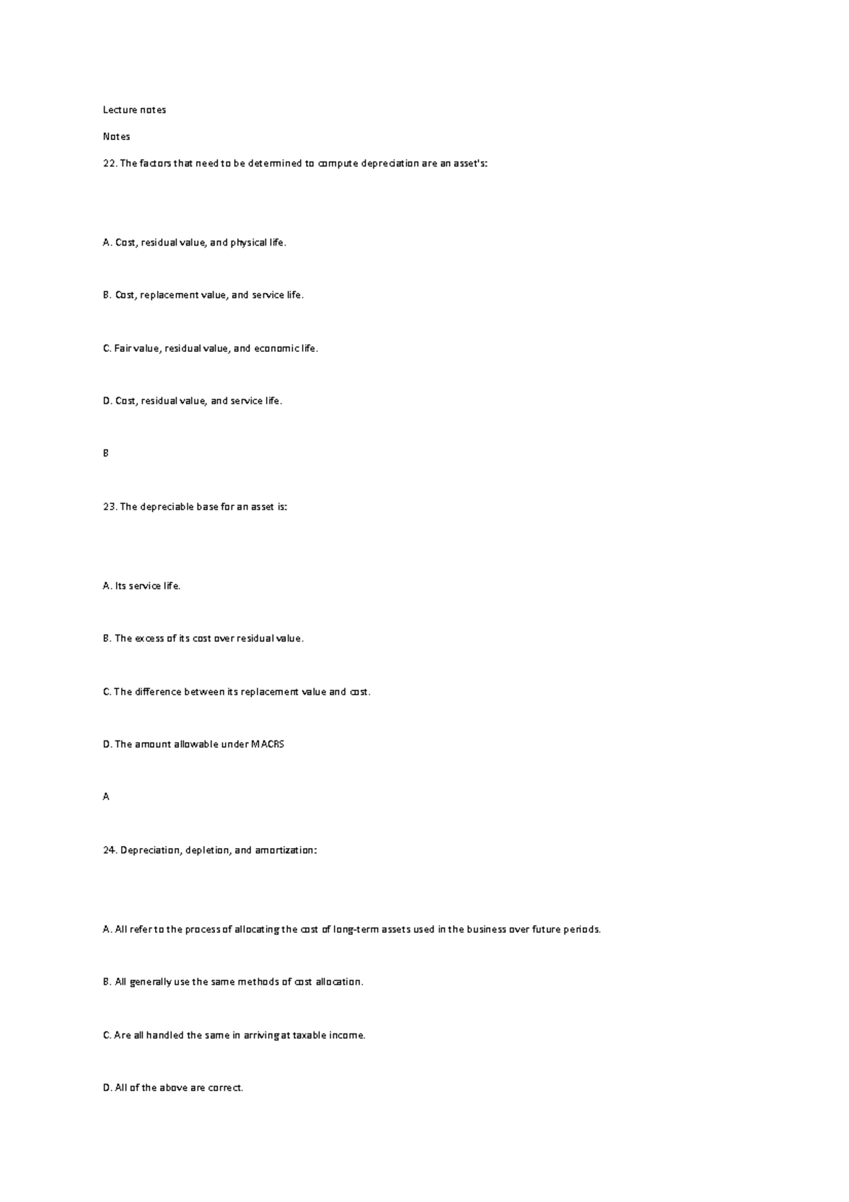 Accounting Tl 1 Lecture Notesnotes 22 The Factors That Need To Be