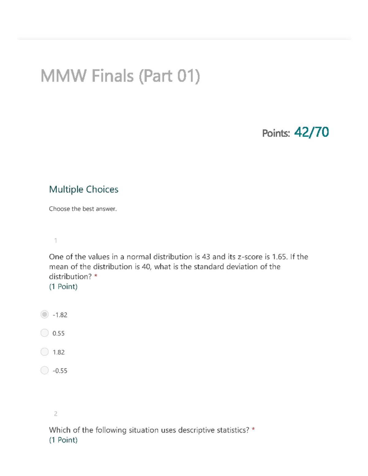 Finals mmw 1 - Lecture notes 1 - BS Mechanical Engineering - Studocu