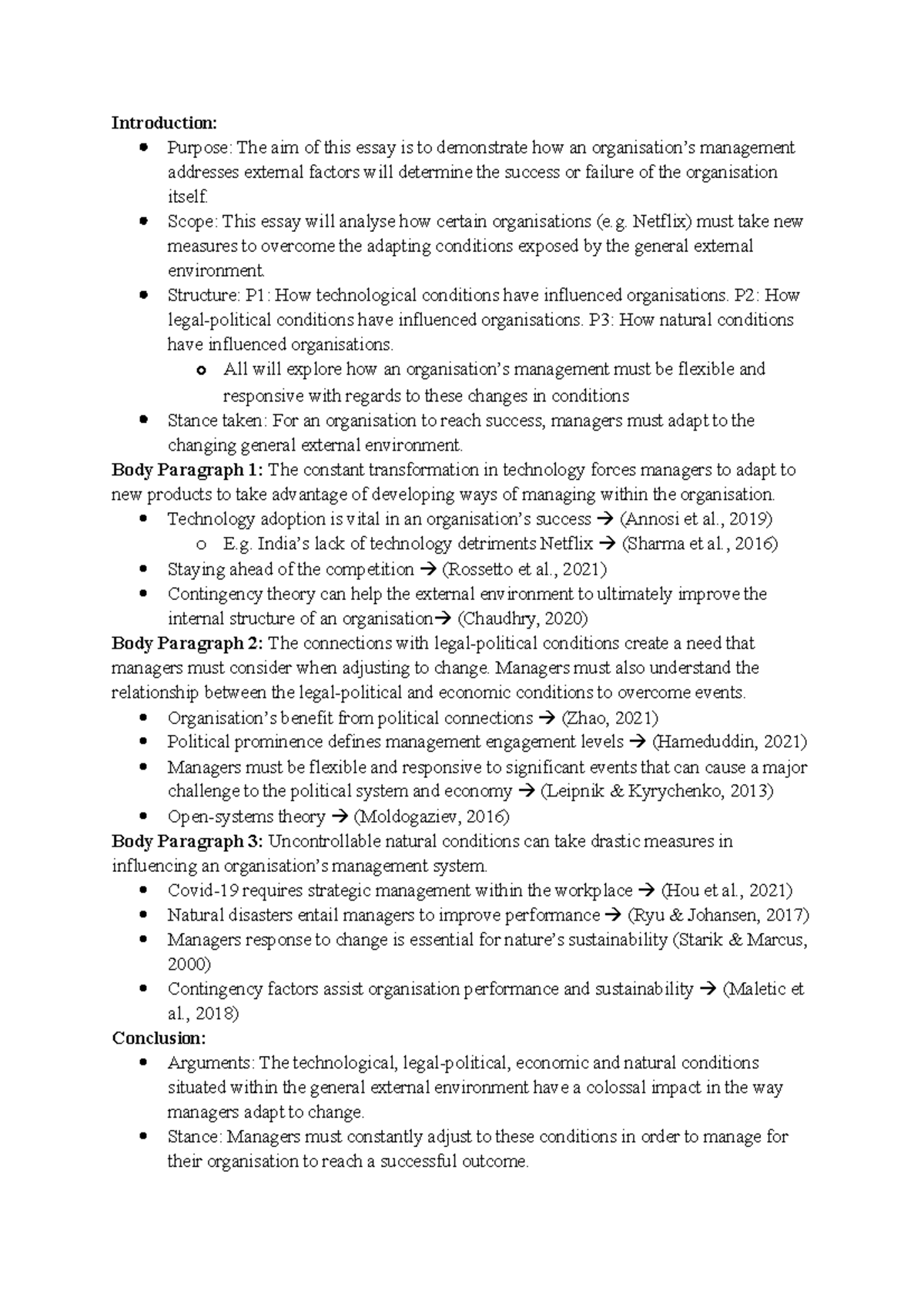 Improved Skeleton - Introduction: Purpose: The aim of this essay is to ...