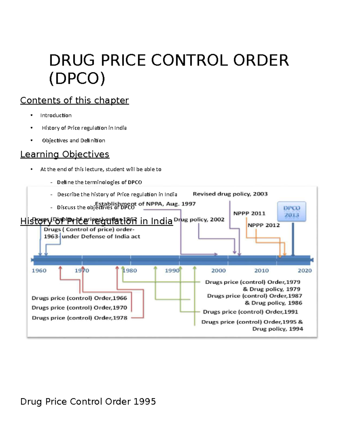 Chapter - 1 DRUG Price Control Order (DPCO) - DRUG PRICE CONTROL ORDER ...