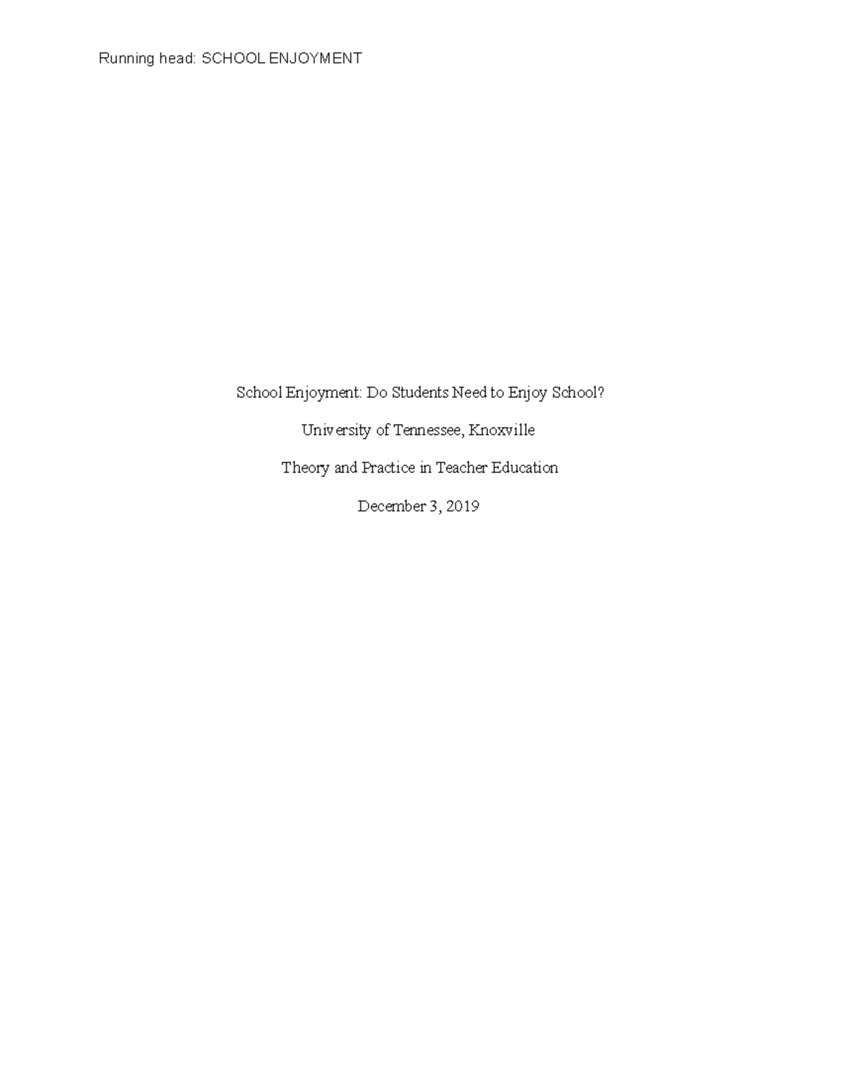 PBRR - Final graduate research paper for Teacher education class ...