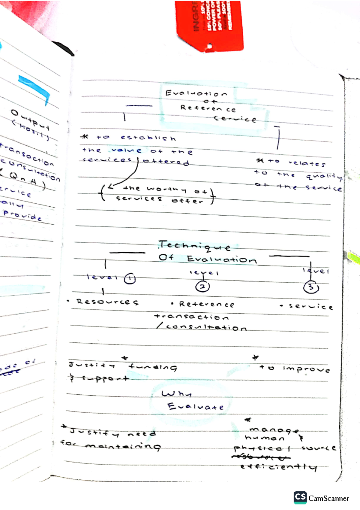 IMD236 Notes for exam - Evalvotion of Reference service there to ...