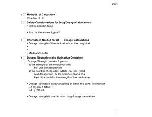 Calculating Parenteral Medication Dosages-3 - 3/29/ 1 Calculating ...