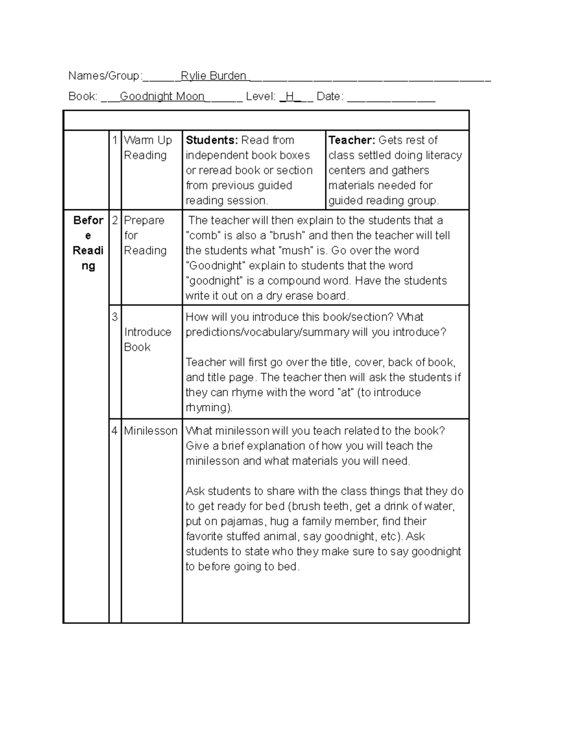 Guided Reading - Lecture notes 1 - Names/Group:______Rylie Burden - Studocu