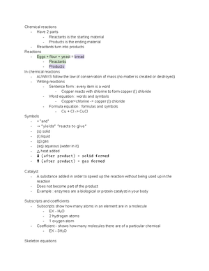 CHEM Final - Quarter 1 Quarter 2 Quarter 3 Quarter 4 47 questions 1 ...