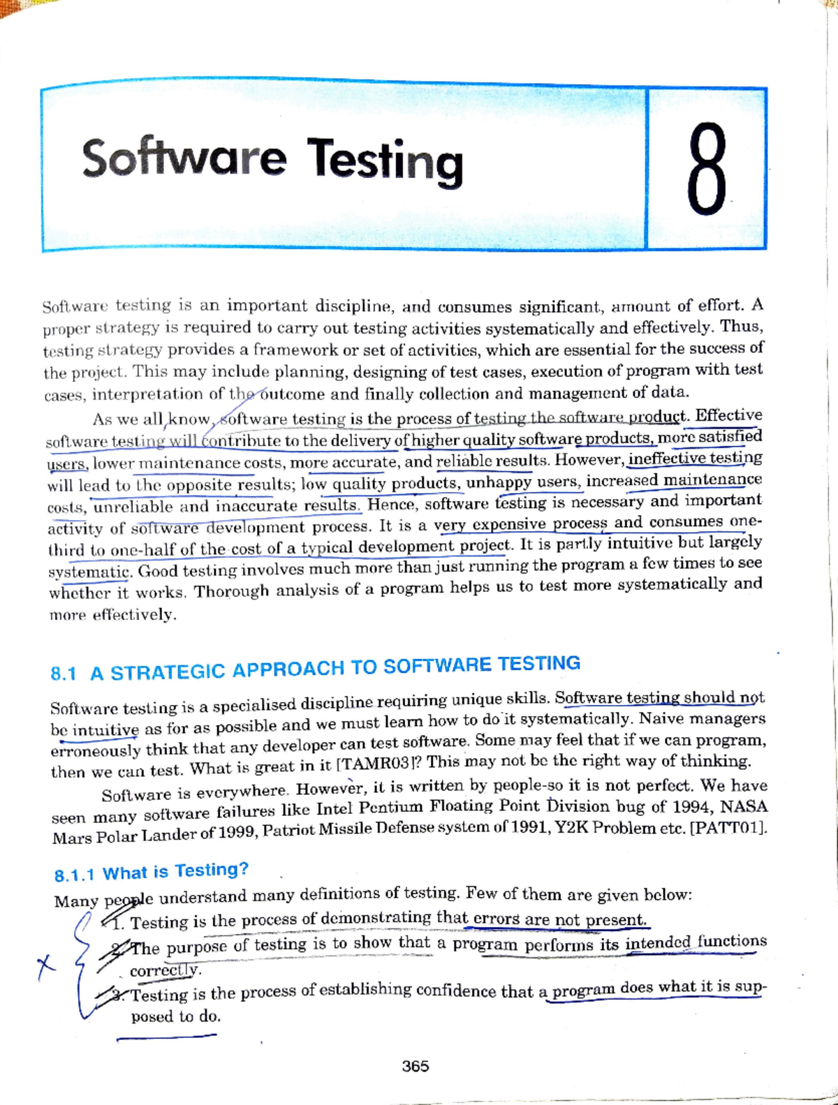 Software testing - Bachelor Of Technology - Studocu