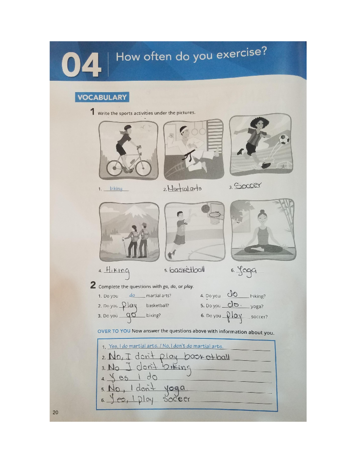 Workbook parte 4 - ingles l - Studocu