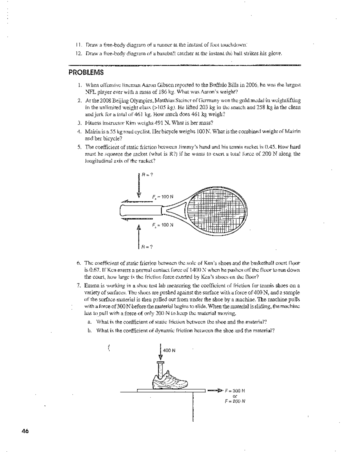 Forces Practice Problems - PHYS 1403 - Studocu