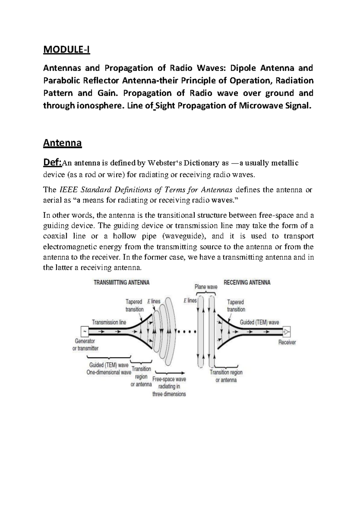 Module-I-COMMUNICATION SYSTEM ENGINEERING MECHANISM OF CELLULAR ...