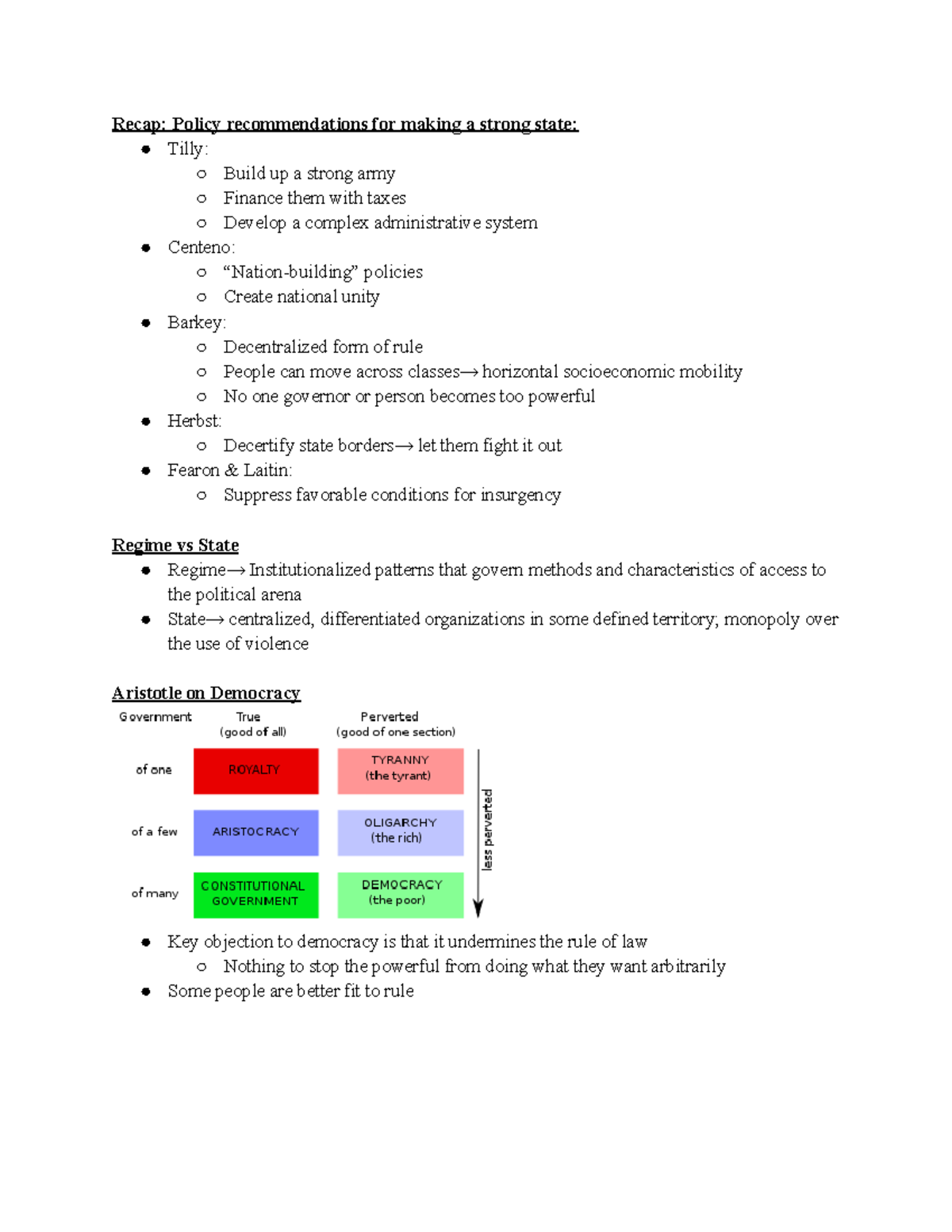 2 8 21- What is democracy - Recap: Policy recommendations for making a ...